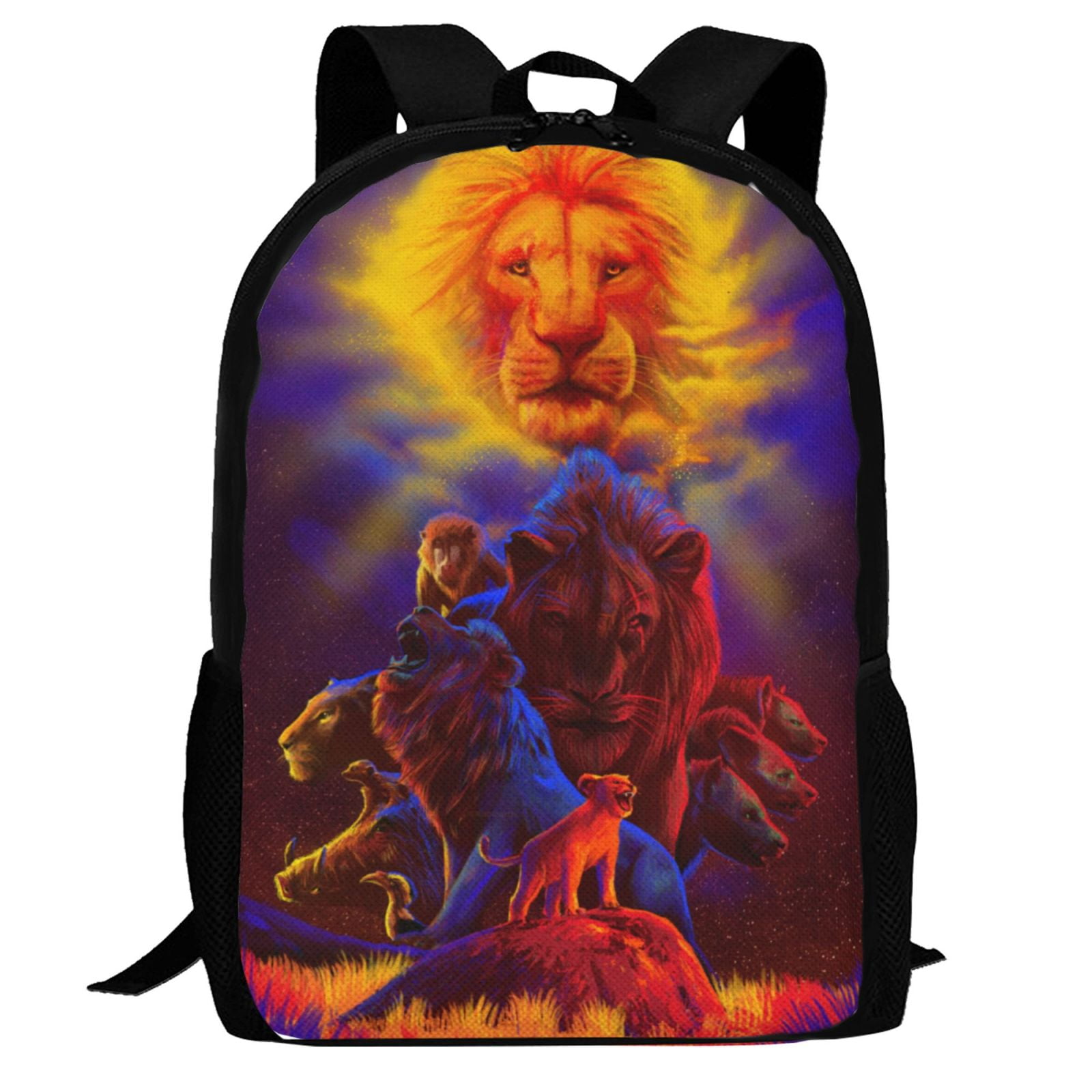 The Lion King Backpack, 3d Printed Laptop Backpack, Water Resistant ...