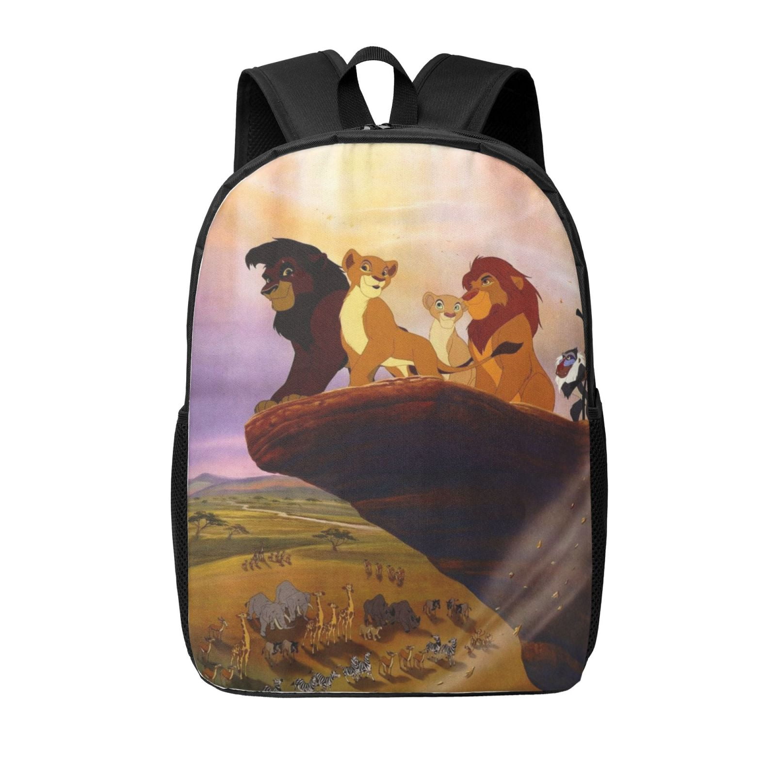 The Lion King Backpack Book Bags Casual Daypack For Travel Work Office ...