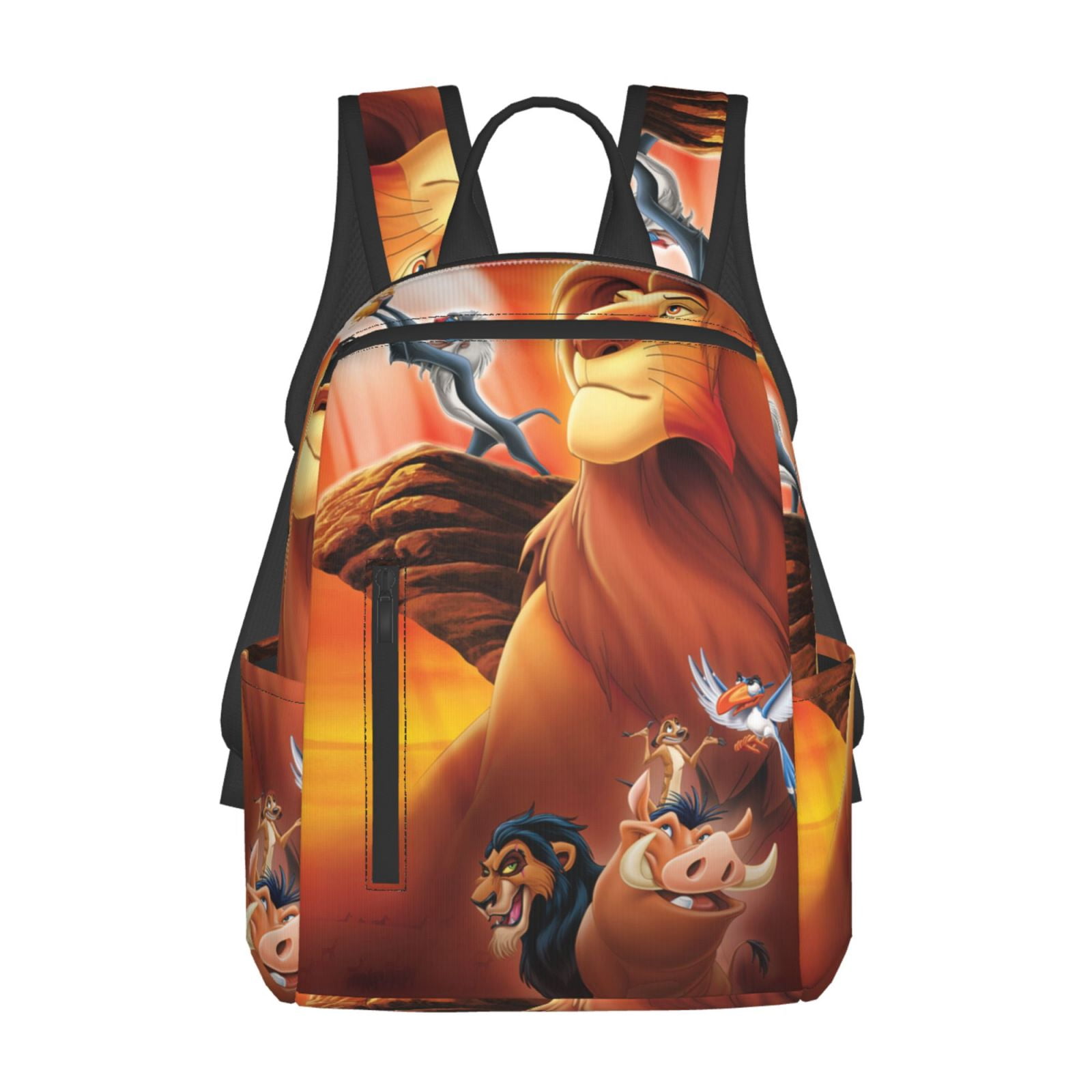 The Lion King Backpack Book Bags Casual Daypack For Travel Work Office ...