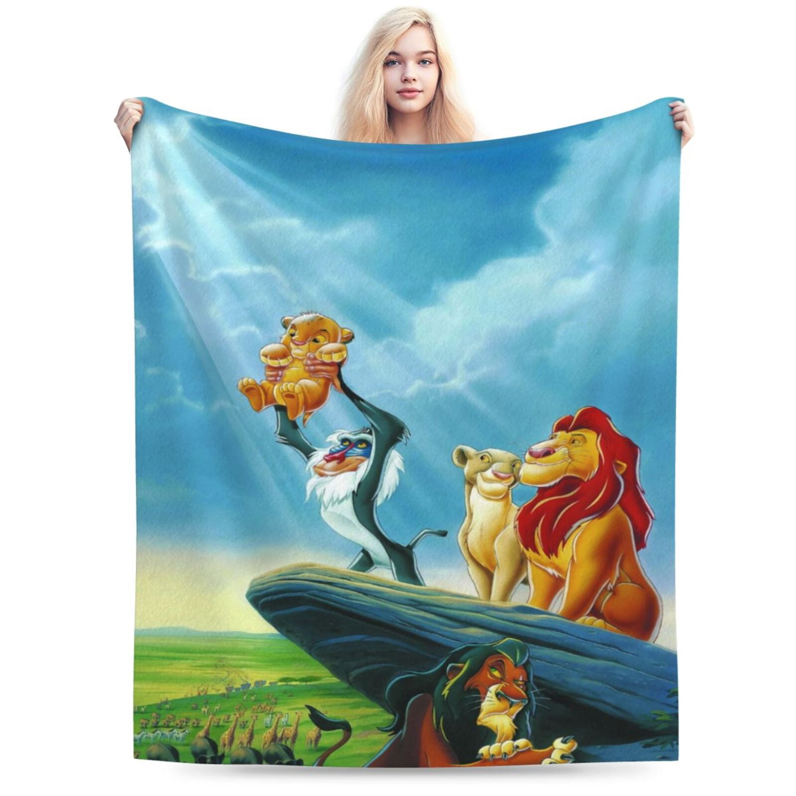 The Lion King Blanket, Super Soft Large Fluffy Plush Throw Blanket for ...