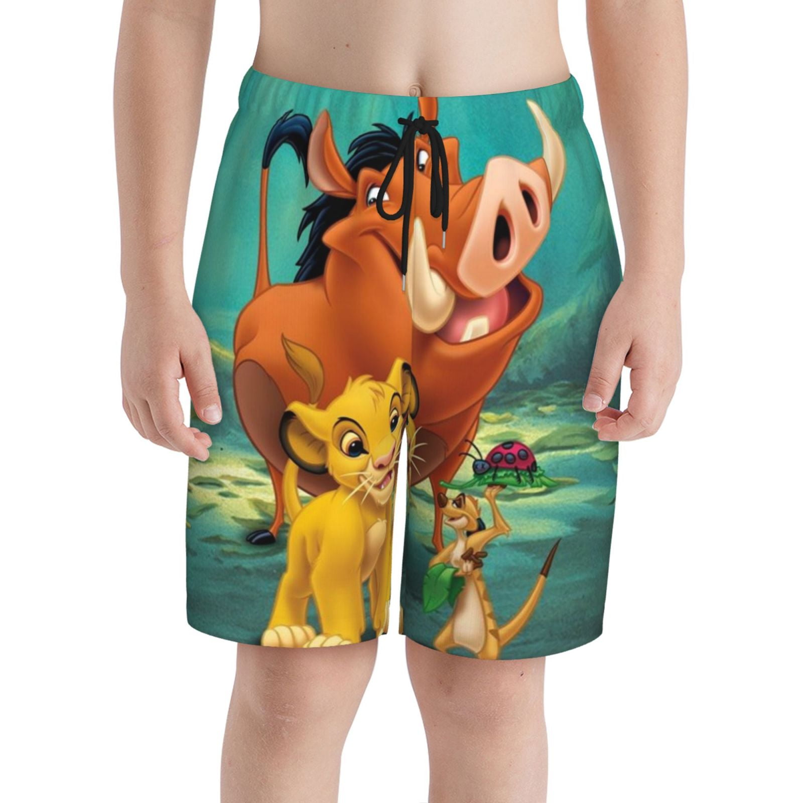The Lion King Boy's Swim Trunks Quick Dry Board Shorts Kids Beach Swim ...