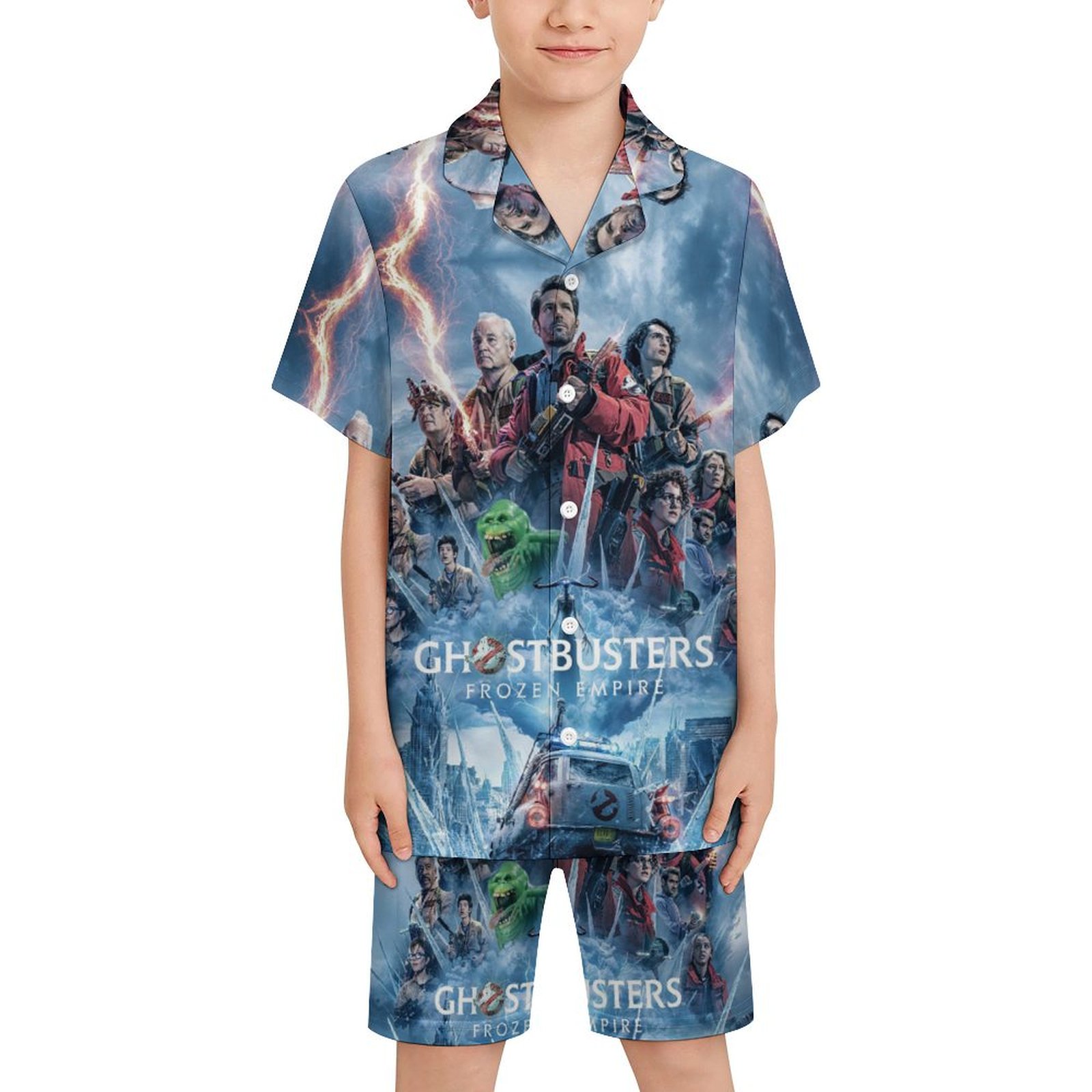 The Lion King Boys Silk Pajamas Button Down Sleepwear Satin Nightwear 2 ...