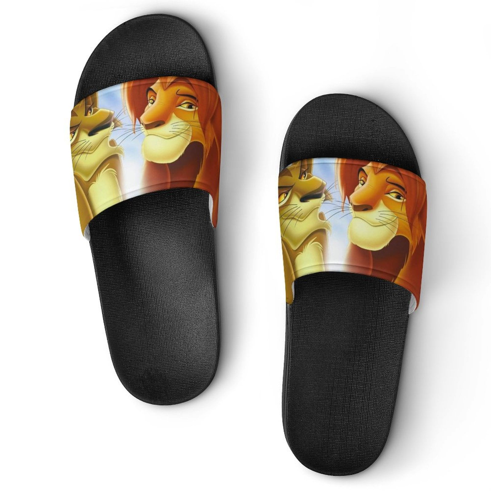 The Lion King Boys Slide Sandals, Comfort Casual Pool Slide Outdoor ...