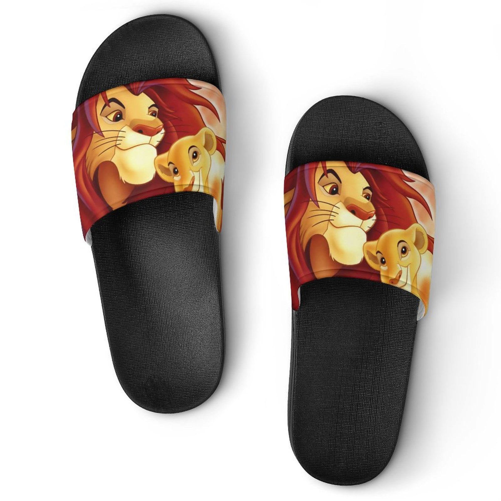 The Lion King Boys Slide Sandals, Comfort Casual Pool Slide Outdoor ...