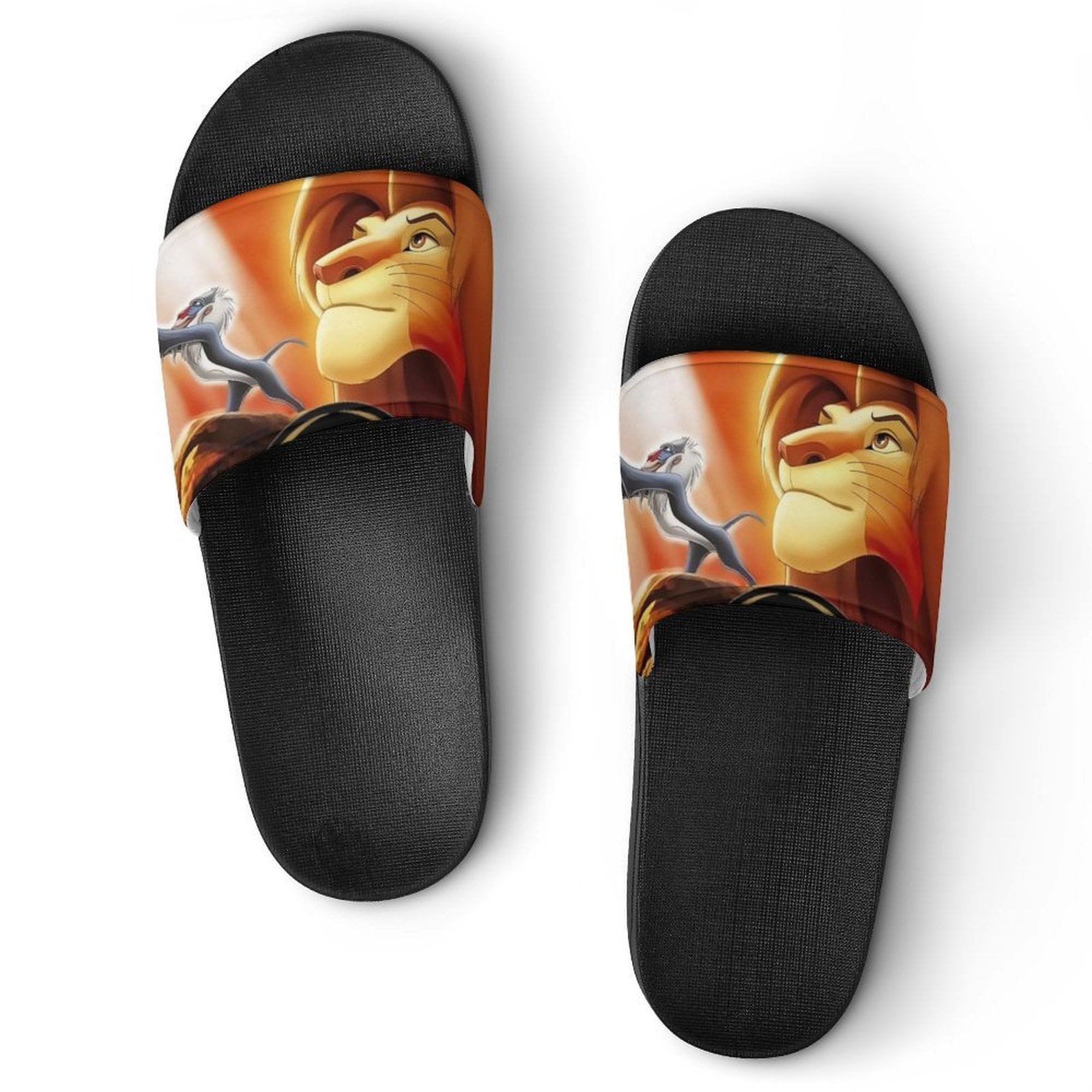 The Lion King Boys Slide Sandals, Comfort Casual Pool Slide Outdoor, Slip-On Sandals Beach ...
