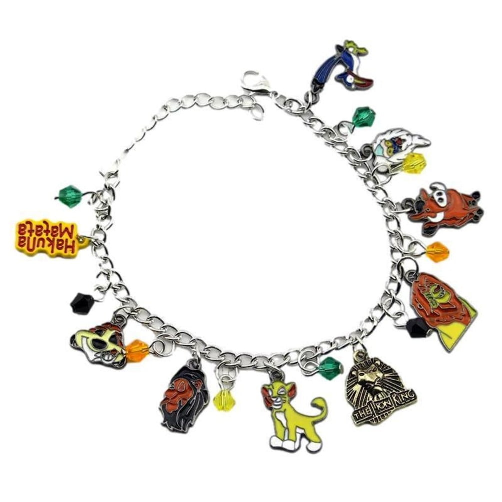 The Lion King Characters Charms Themed Charm Bracelet - Walmart.com