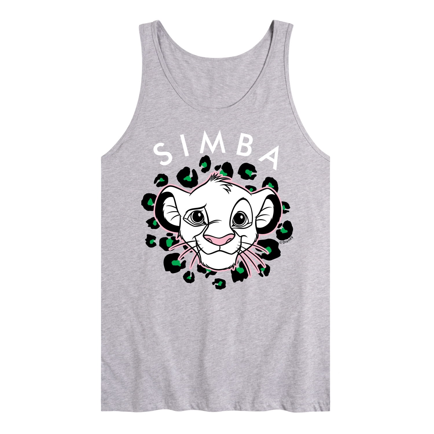 The Lion King - Cheetah Print - Simba - Men's Jersey Tank Top - Walmart.com
