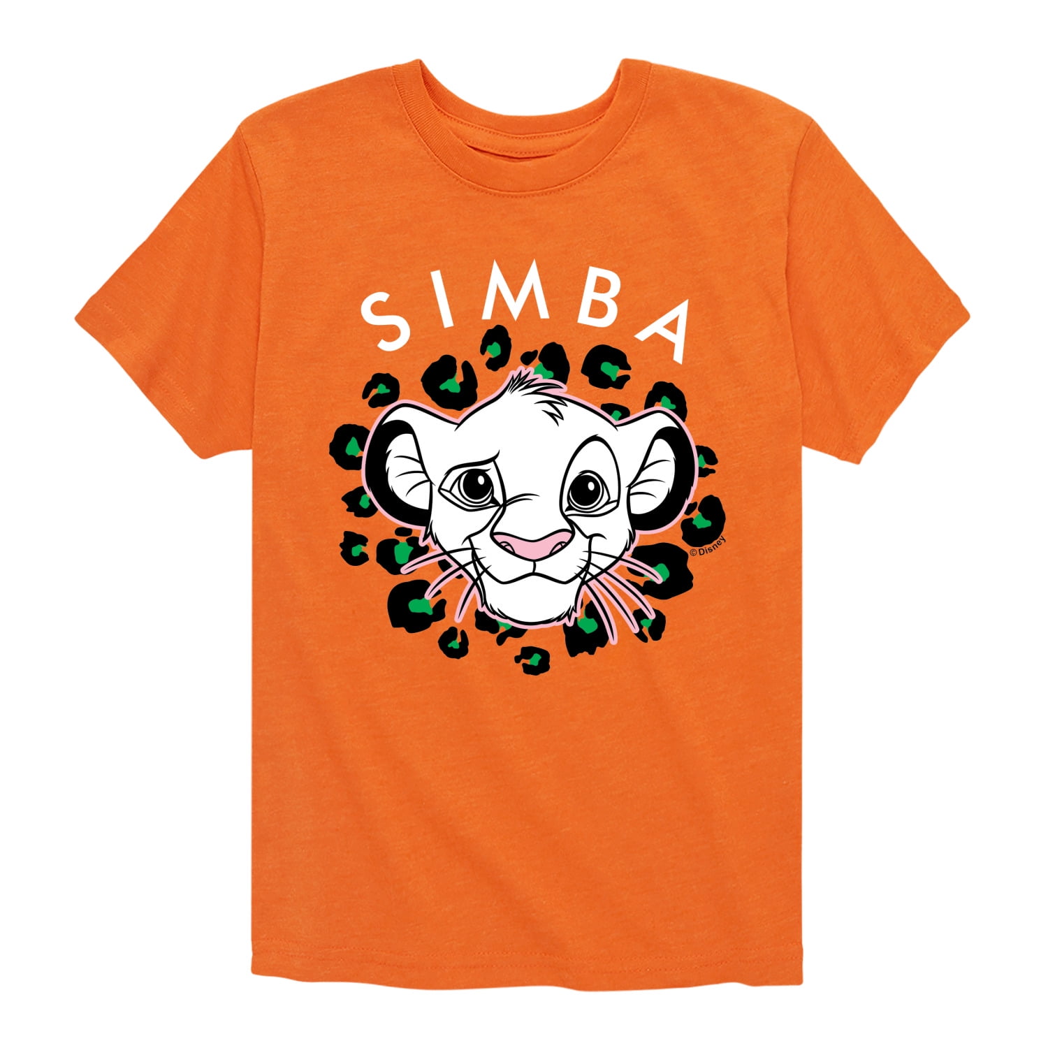 The Lion King - Cheetah Print - Simba - Toddler & Youth Short Sleeve ...