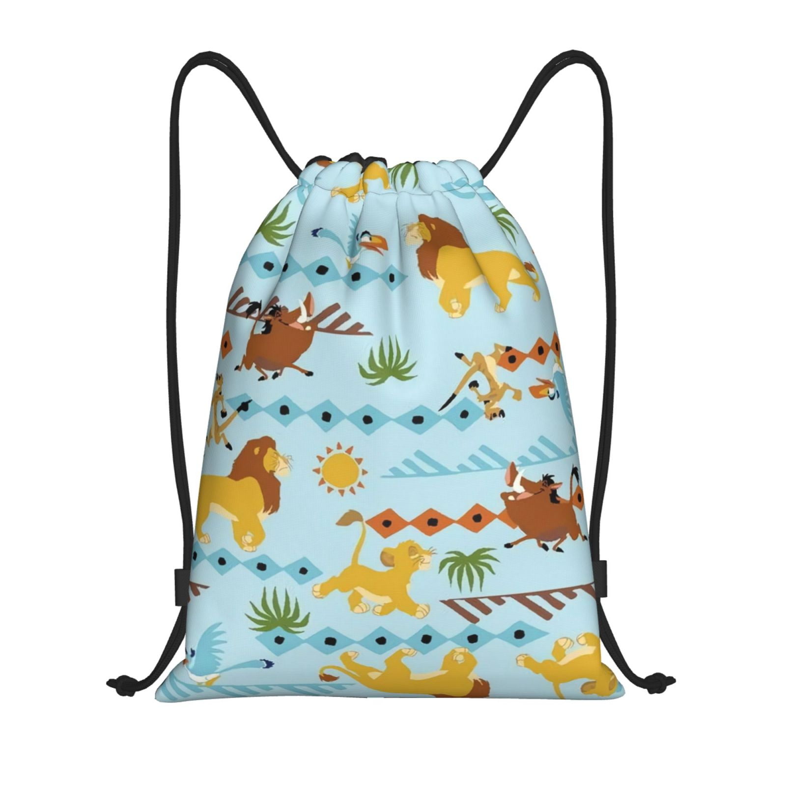 The Lion King Classic Drawstring Bag, Collapsible, Sports, Fitness, Drawstring Bag, Unisex ...