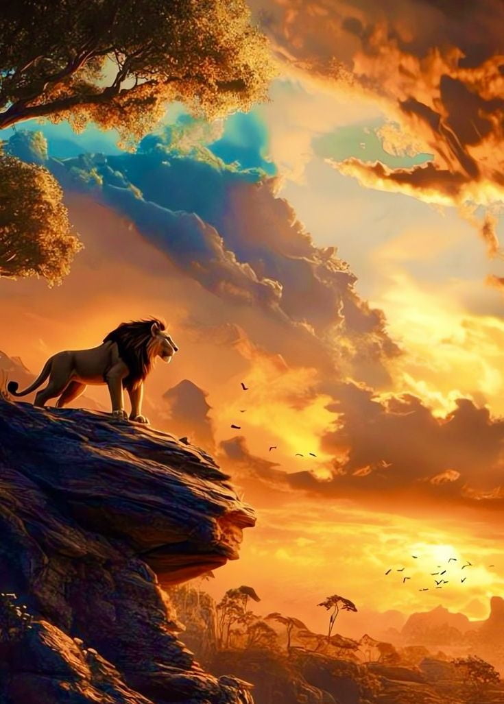 The Lion King Diamond Art Kits for Adults,5D Diamond Painting Kits for ...