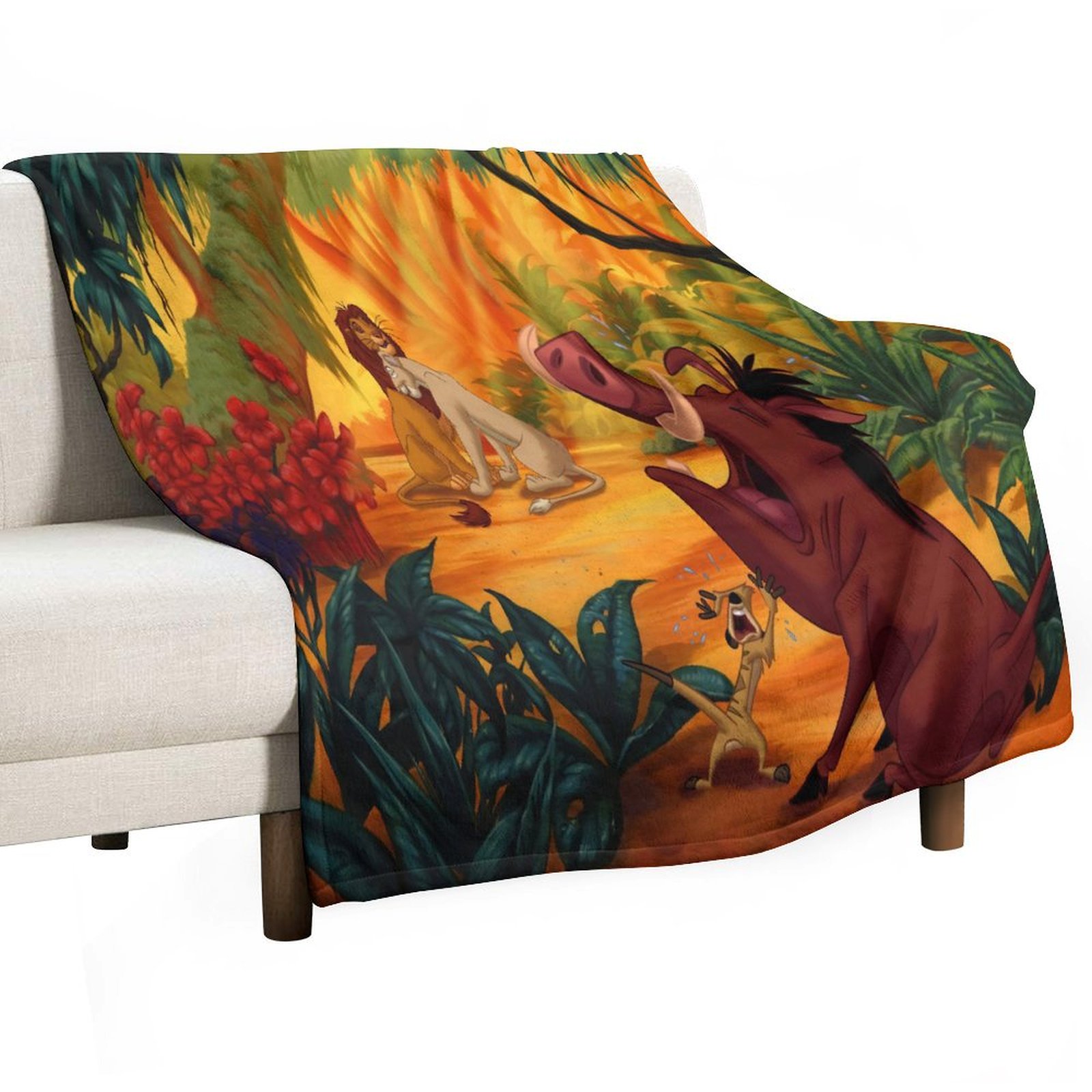 The Lion King, "Feel The Love" Micro Raschel Throw Blanket,Boys And Girls ,30"x40" Multi Color ...