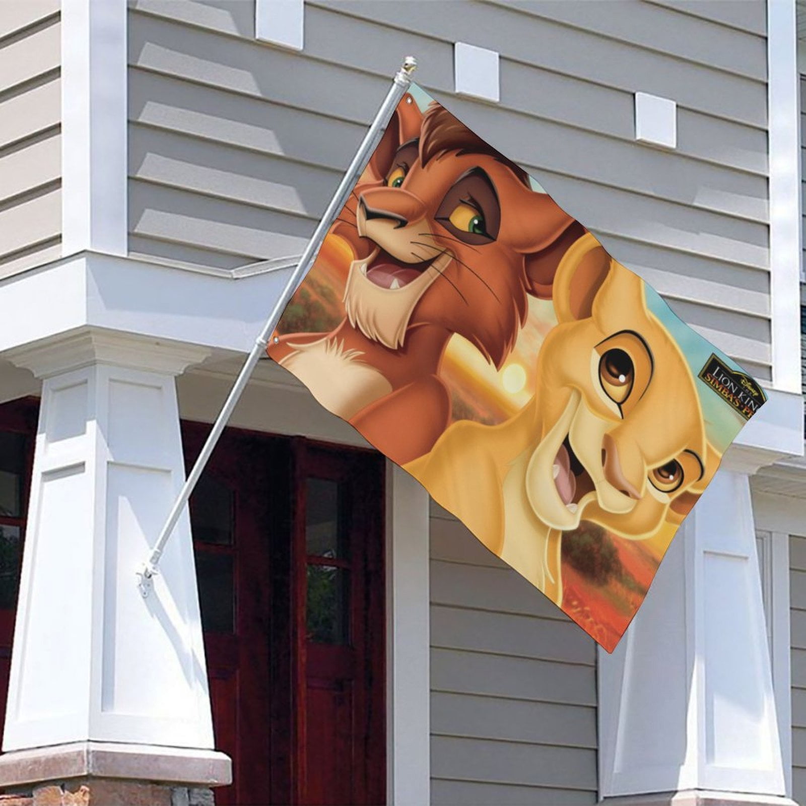 The Lion King Garden Banner - Double-Sided House Outdoor Flag for Yard ...