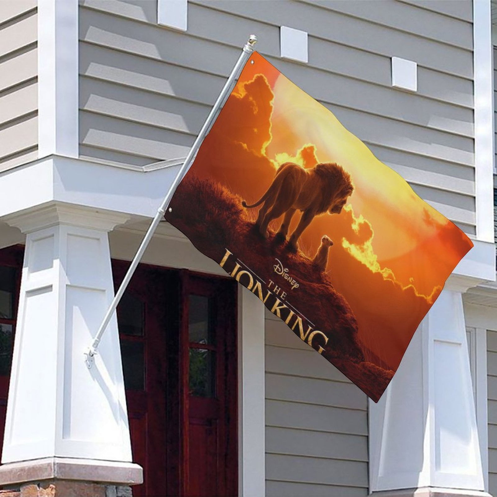 The Lion King Garden Banner - Double-Sided House Outdoor Flag for Yard ...