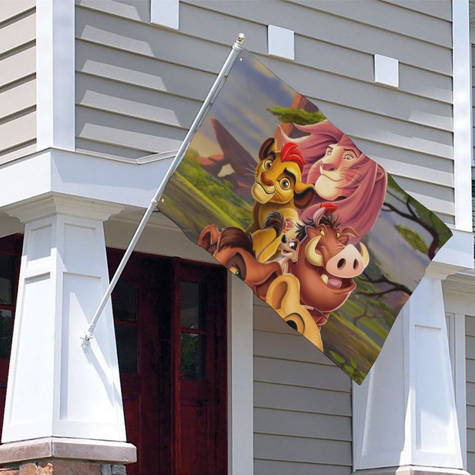 The Lion King Garden Banner - Double-Sided House Outdoor Flag for Yard ...