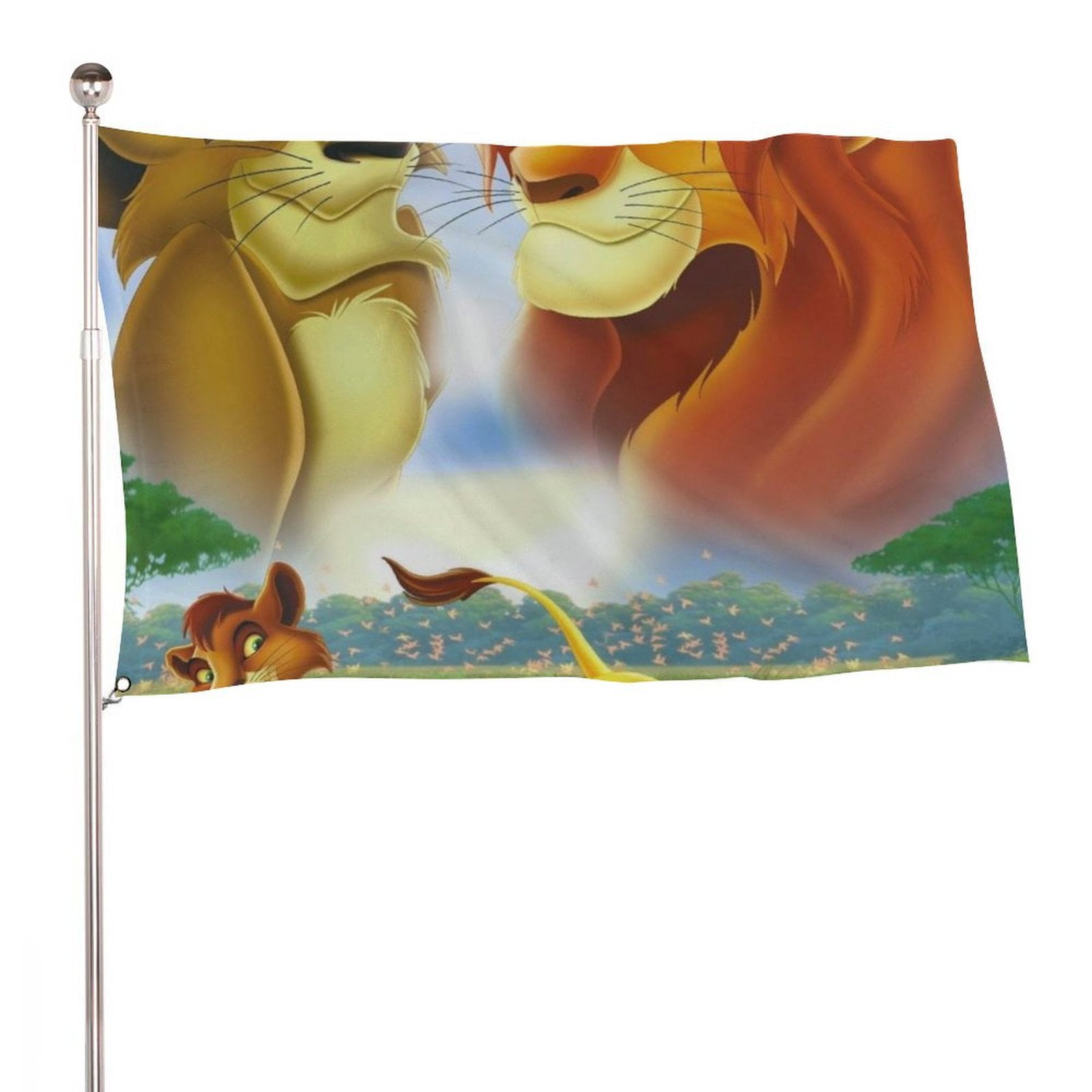 The Lion King Garden Banner - Double-Sided House Outdoor Flag for Yard ...
