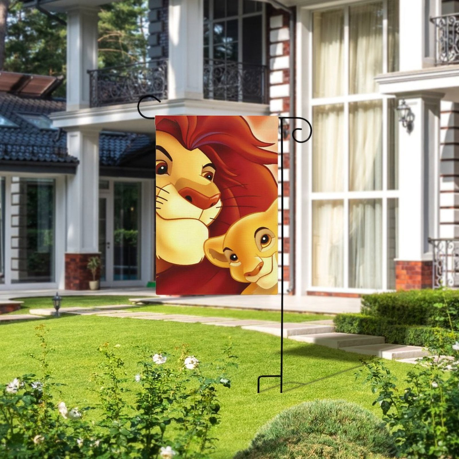 The Lion King Garden Banner - Double-Sided House Outdoor Flag for Yard ...