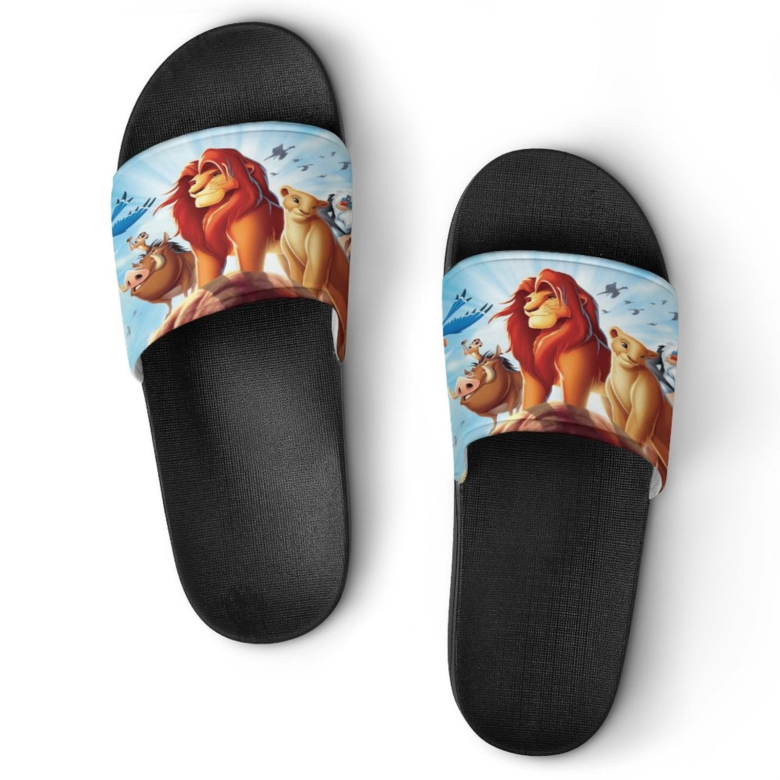 The Lion King Home Slippers Slide Sandals, Casual Pool Slide Outdoor ...