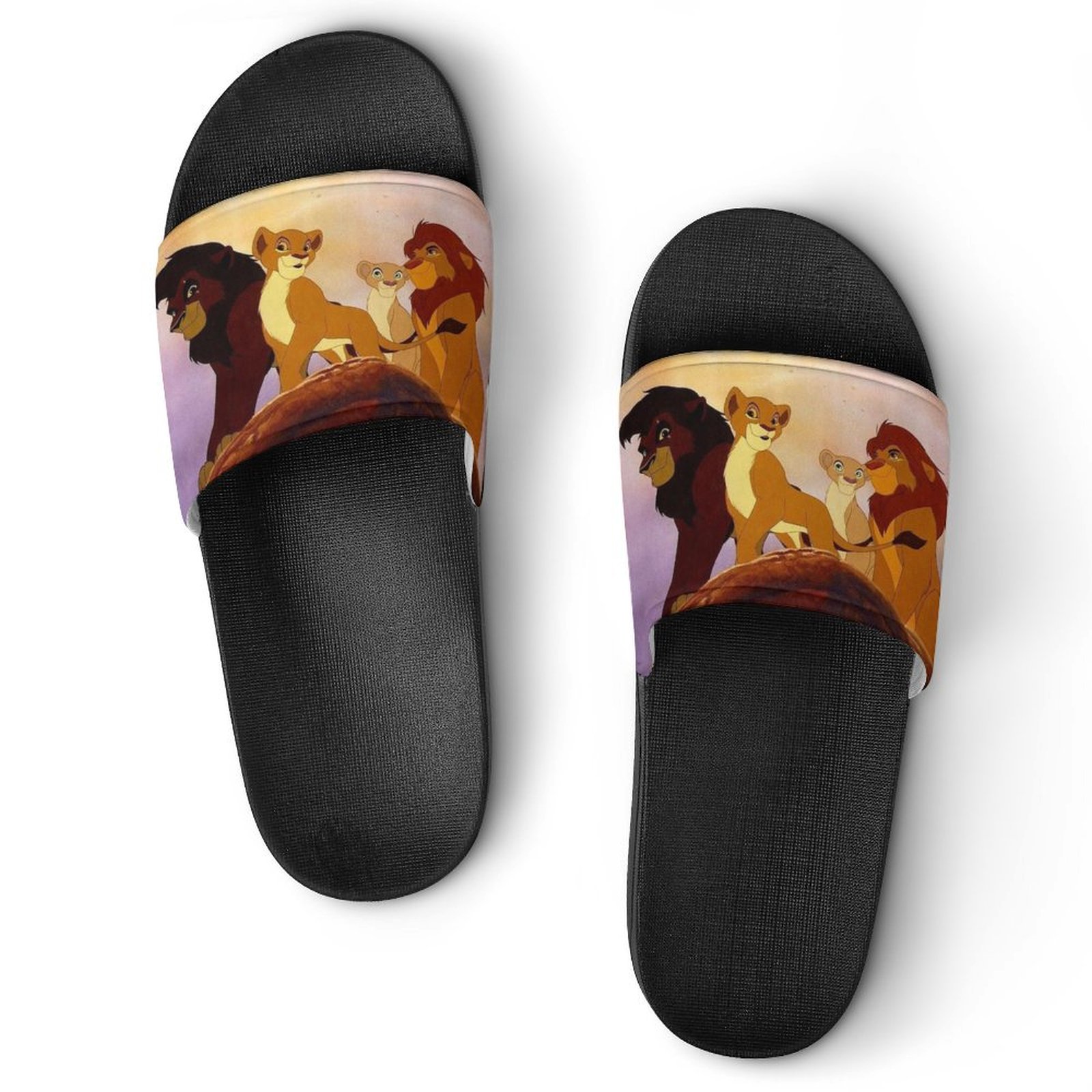 The Lion King Home Slippers Slide Sandals, Casual Pool Slide Outdoor ...