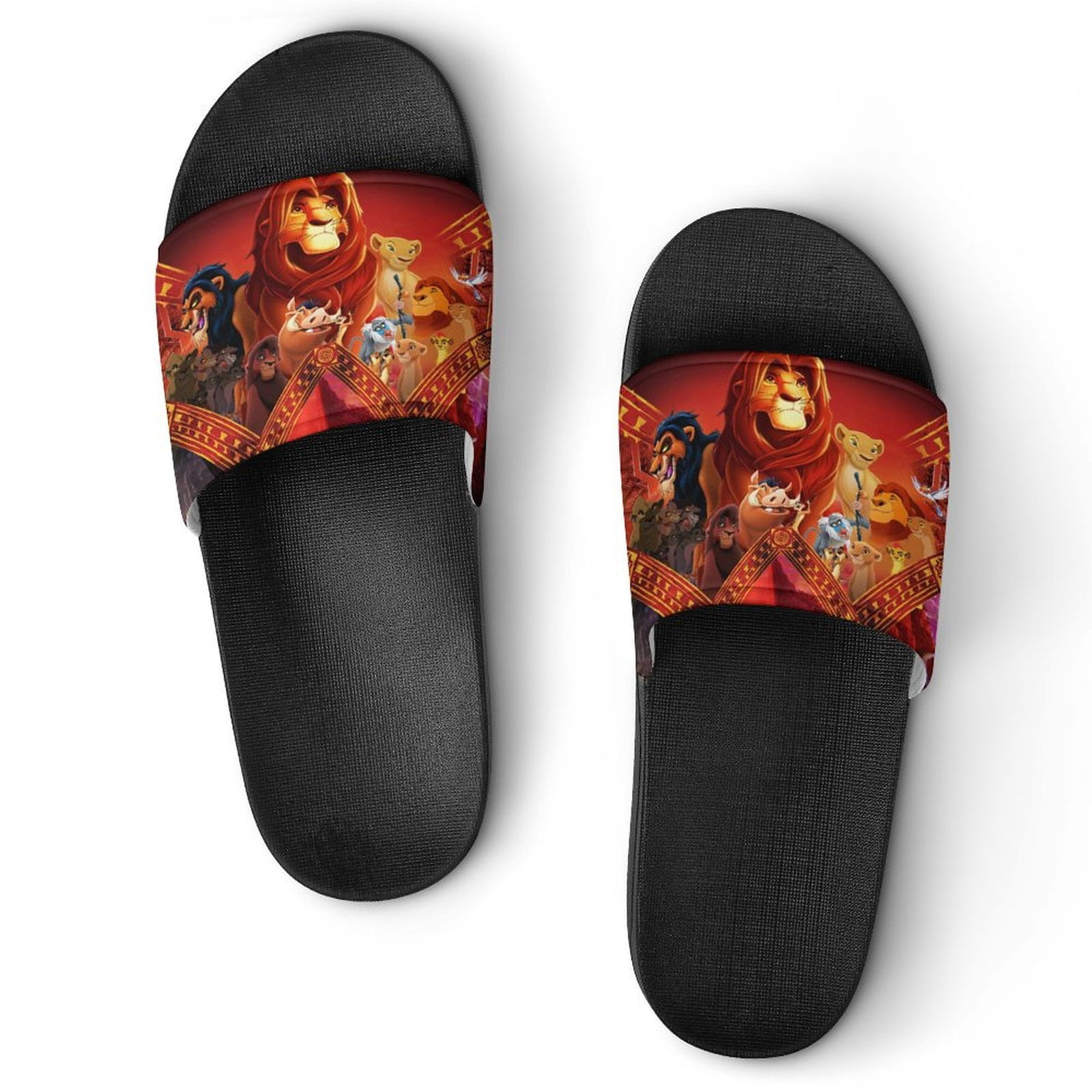 The Lion King Home Slippers Slide Sandals, Casual Pool Slide Outdoor ...