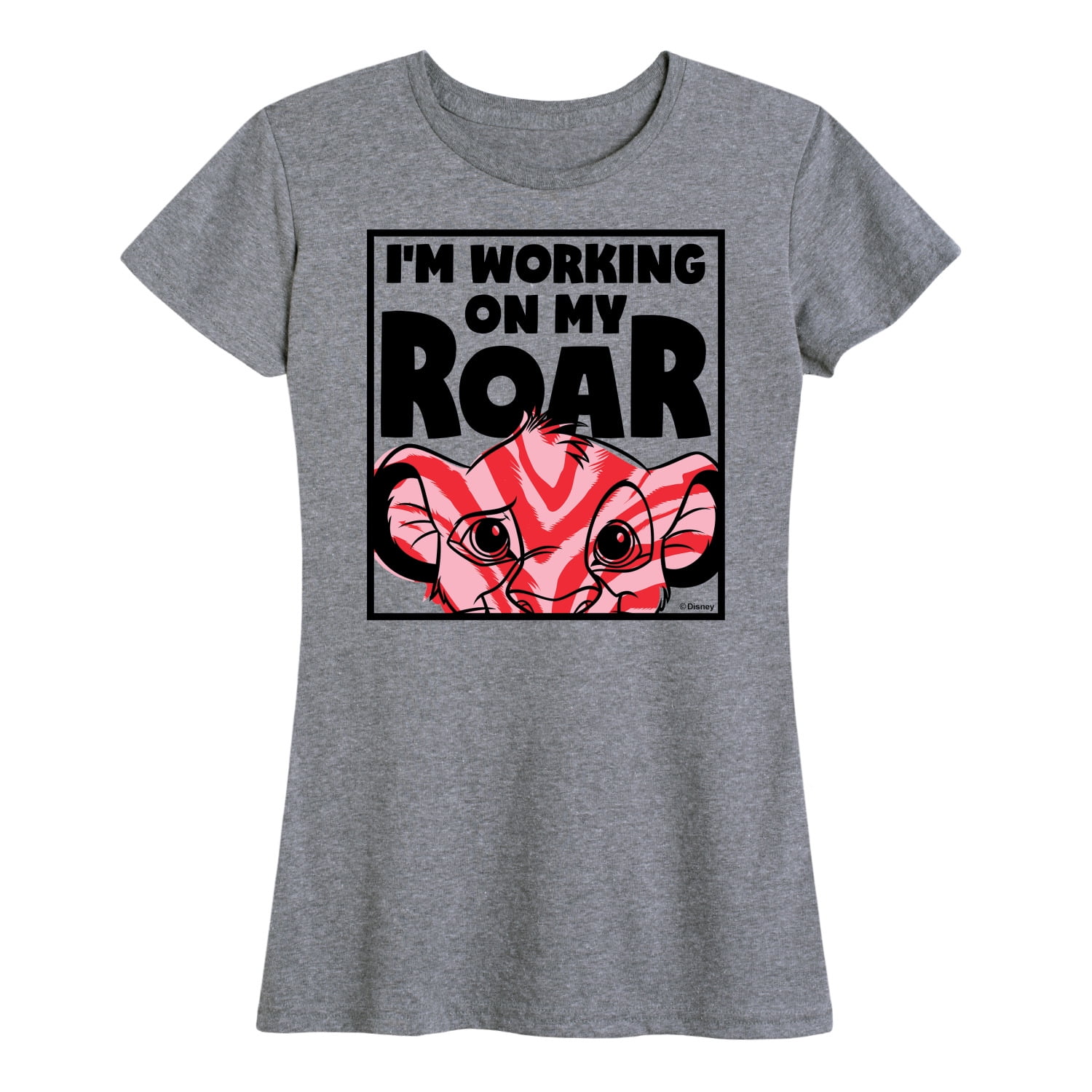 The Lion King - I'm Working on my Roar - Simba - Women's Short Sleeve ...