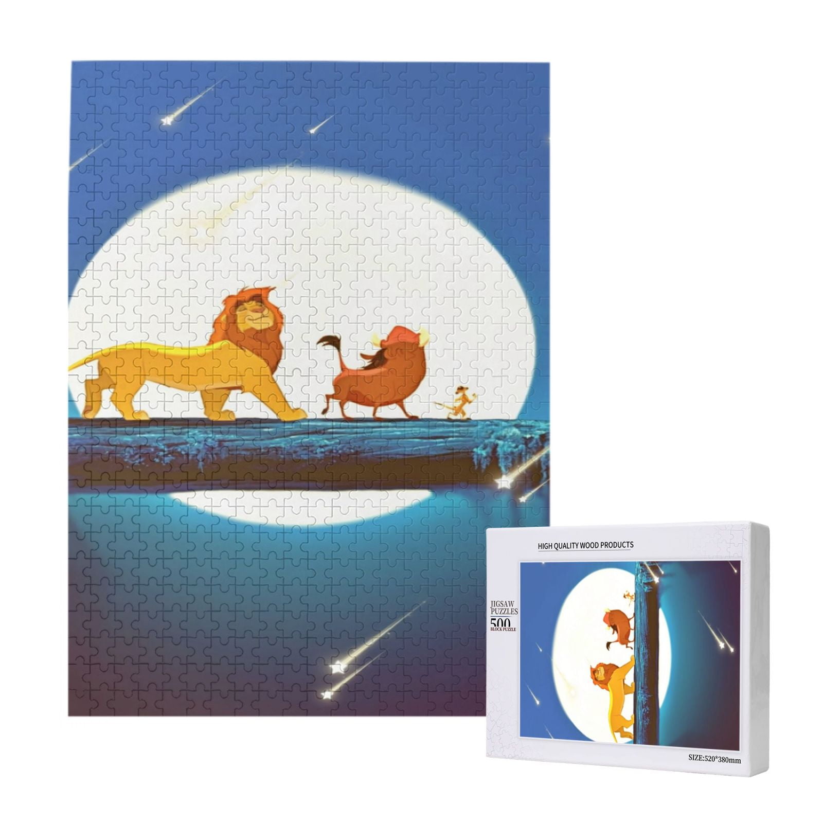 The Lion King Jigsaw Puzzle 300 500 1000 Piece Colorful Puzzles Gifts ...