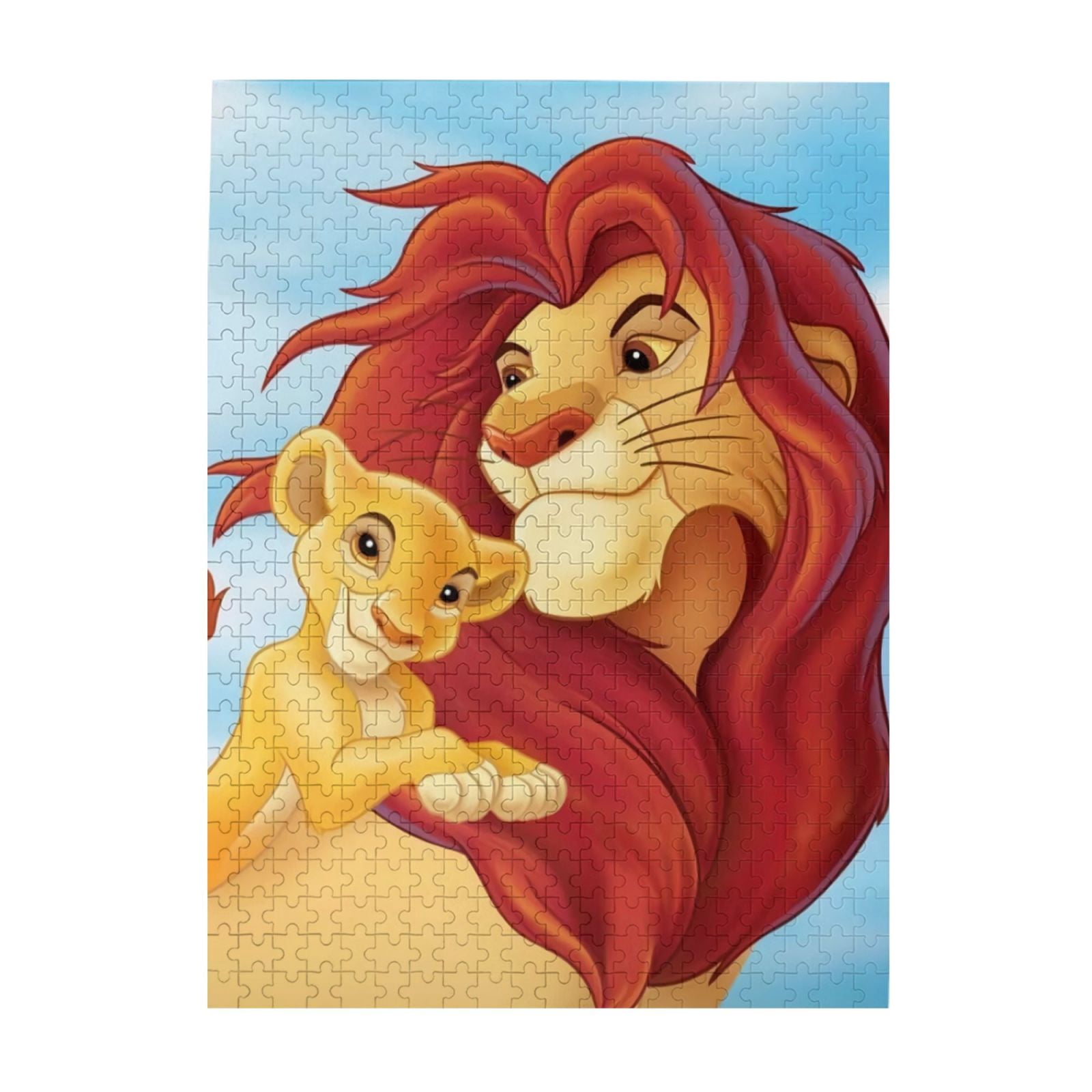 The Lion King Jigsaw Puzzles 300 500 1000 Piece Colorful Educational ...