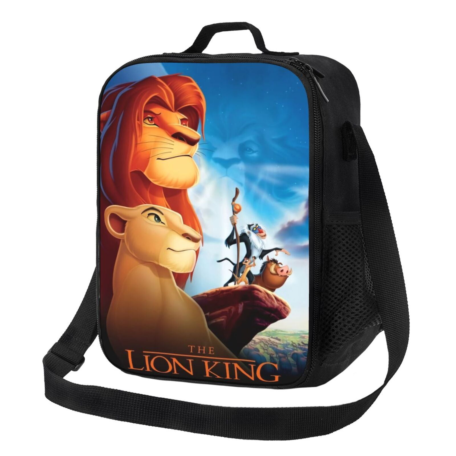 The Lion King Lunch Bag Cartoon Insulated Lunch Box with Shoulder Strap ...