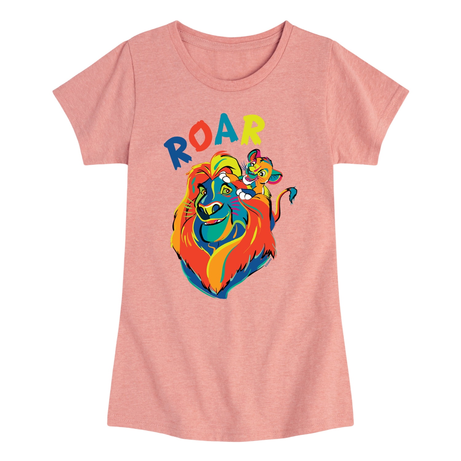 The Lion King - Mufasa & Simba - Roar - Toddler & Youth Girls Short ...