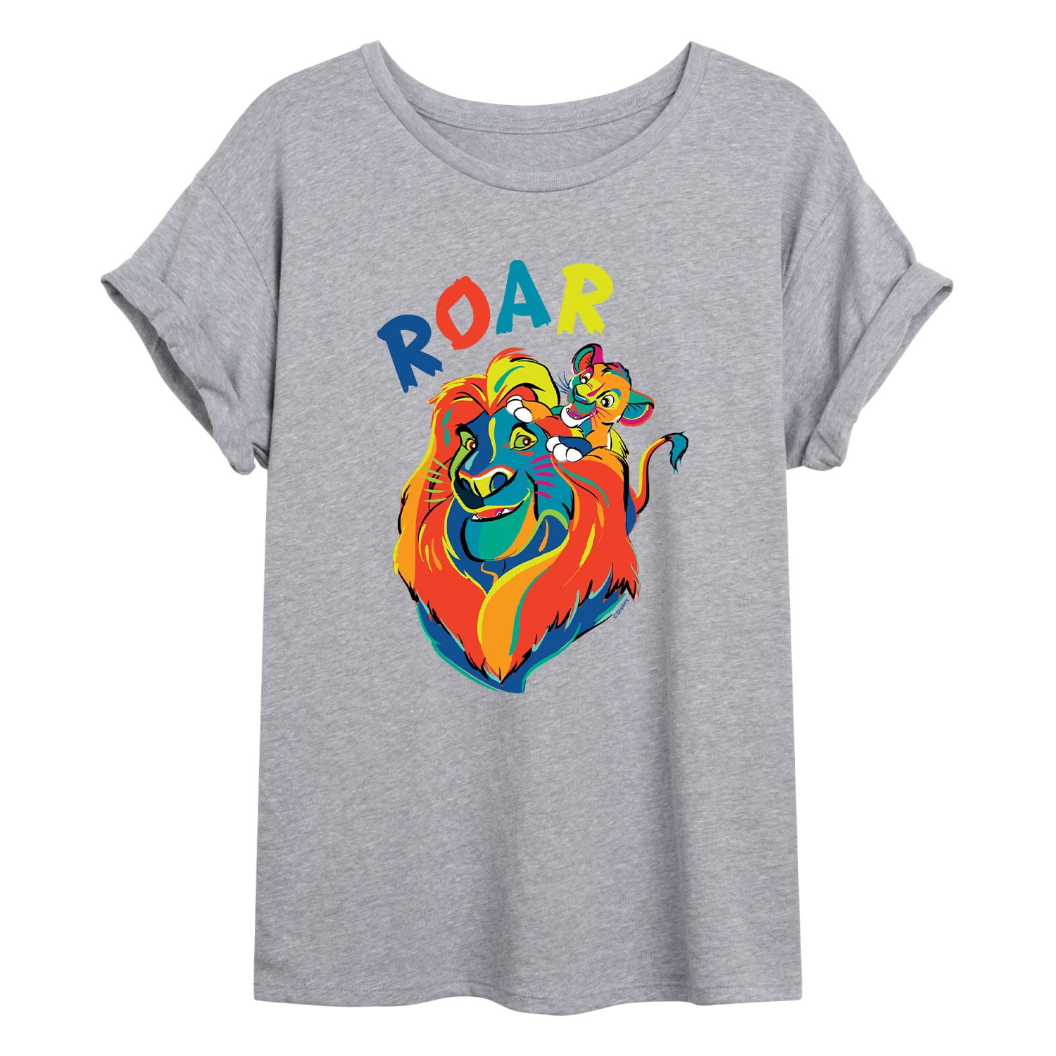 The Lion King - Mufasa and Simba - Juniors Ideal Flowy Muscle T-Shirt ...