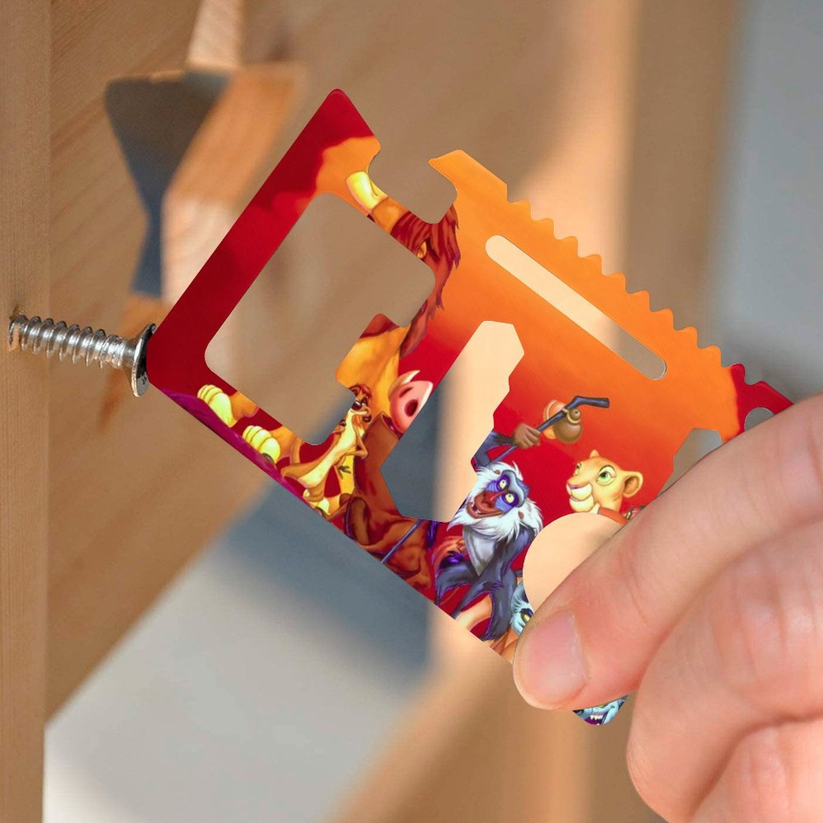 The Lion King Multitool Credit Card Sized Pocket Tool, 11-in-1 Wallet ...