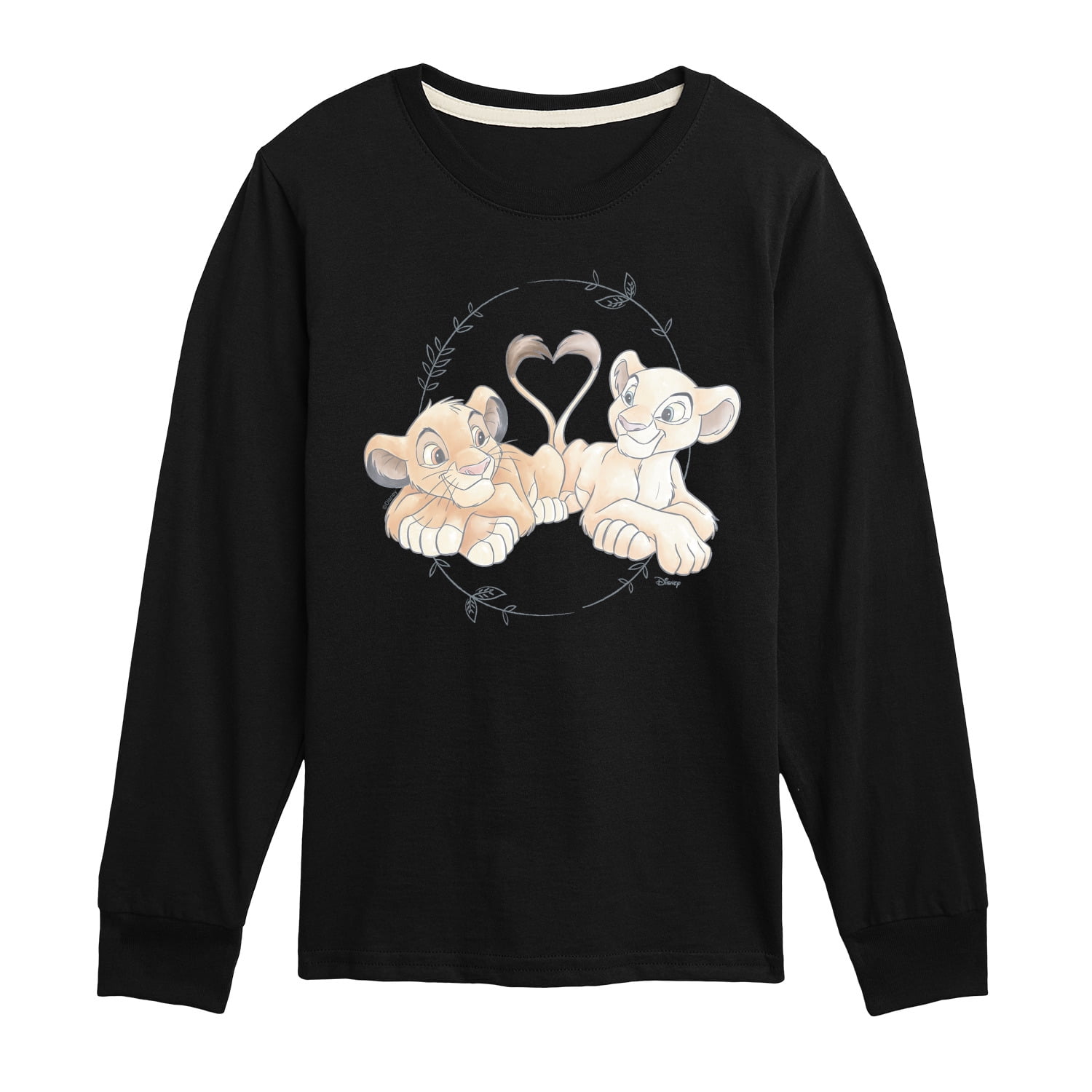 The Lion King - Simba Nala Heart - Toddler & Youth Long Sleeve Graphic T-Shirt - Walmart.com