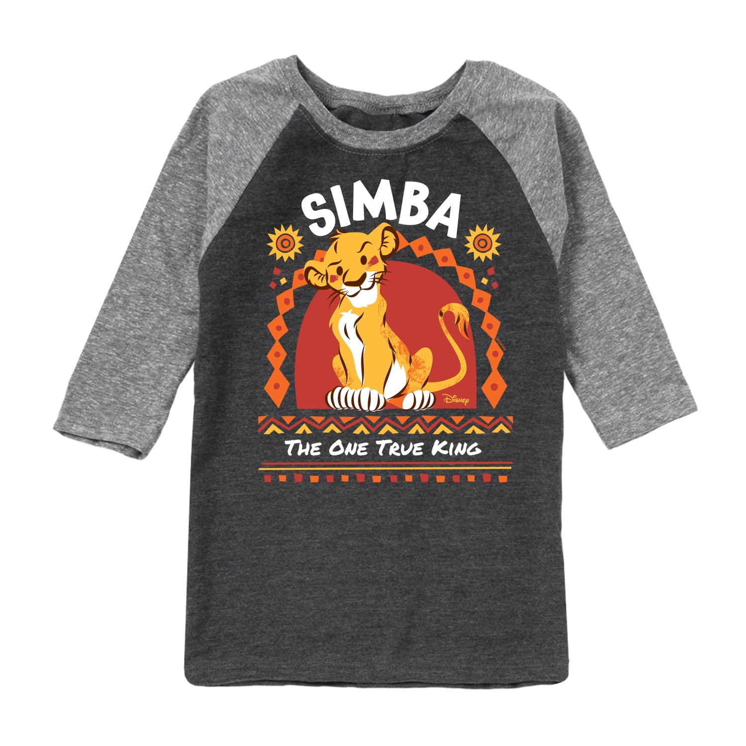 The Lion King - Simba - The One True King - Toddler & Youth Raglan ...