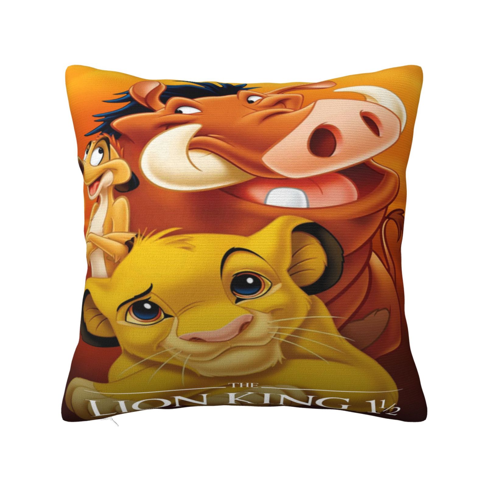 The Lion King Throw Pillow Covers 16"X16" Pillow Case Cushion Pillow ...
