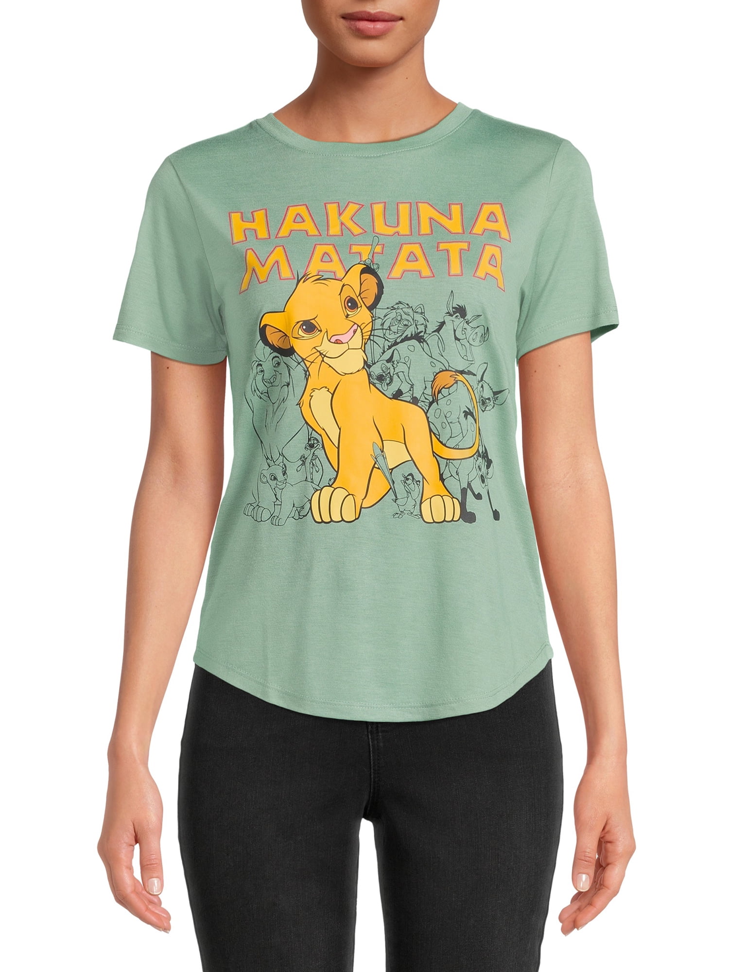 The Lion King Women's Short Sleeve Graphic Tee - Walmart.com