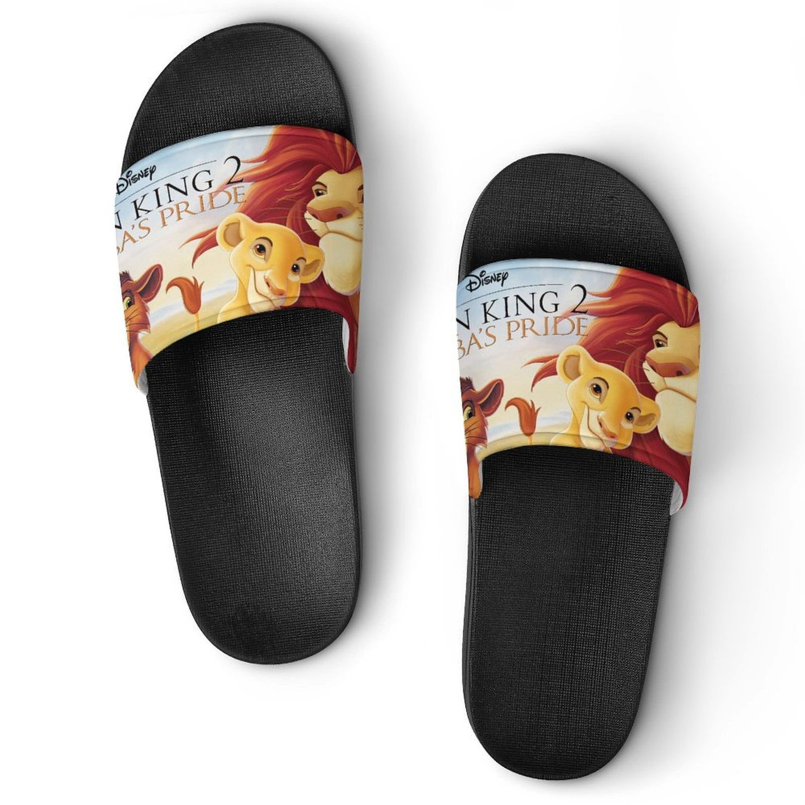 The Lion King Womens Mens House Slippers Non-Slip Pool Sliders Shower ...