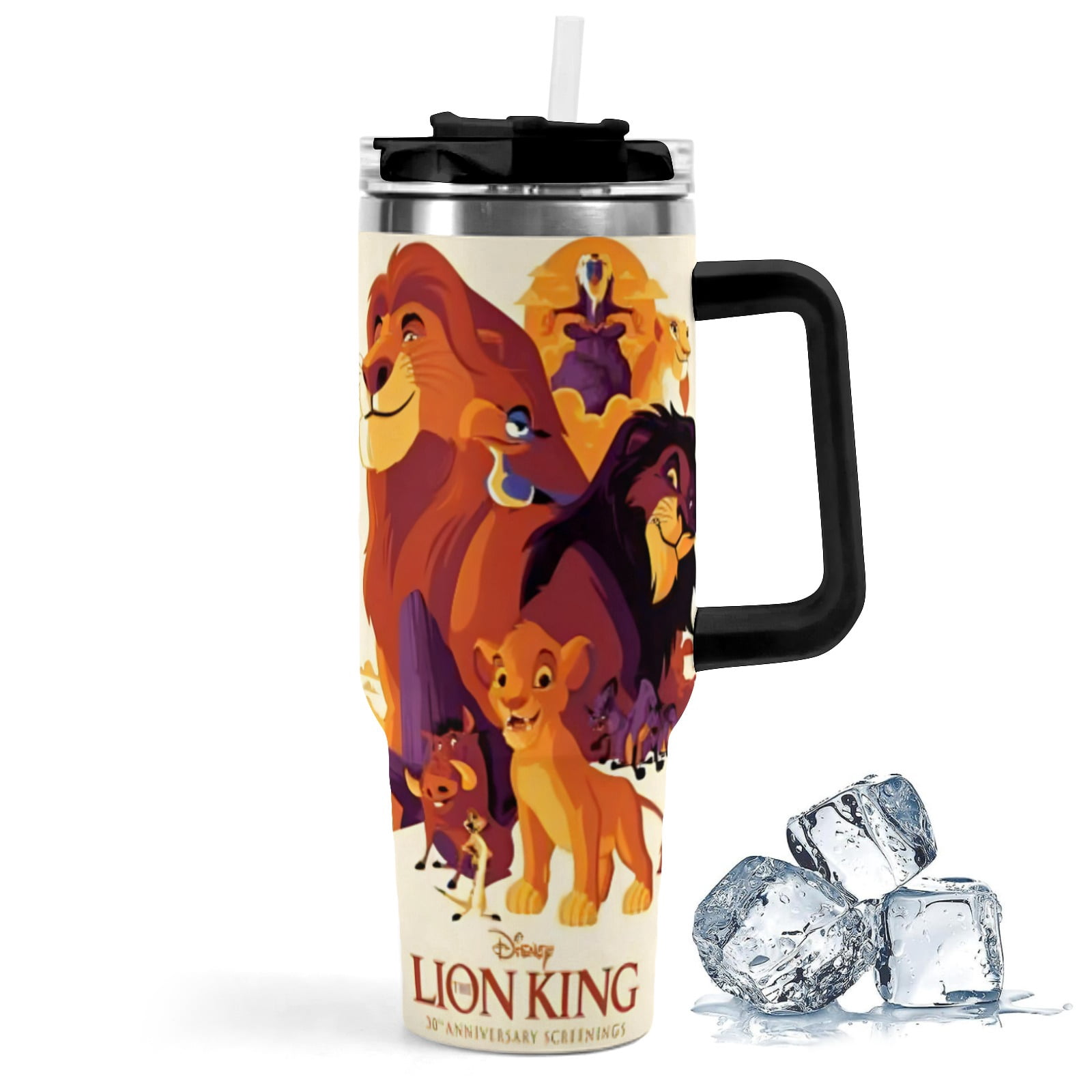 The Lion King car cup has an iconic print, is durable with insulation ...