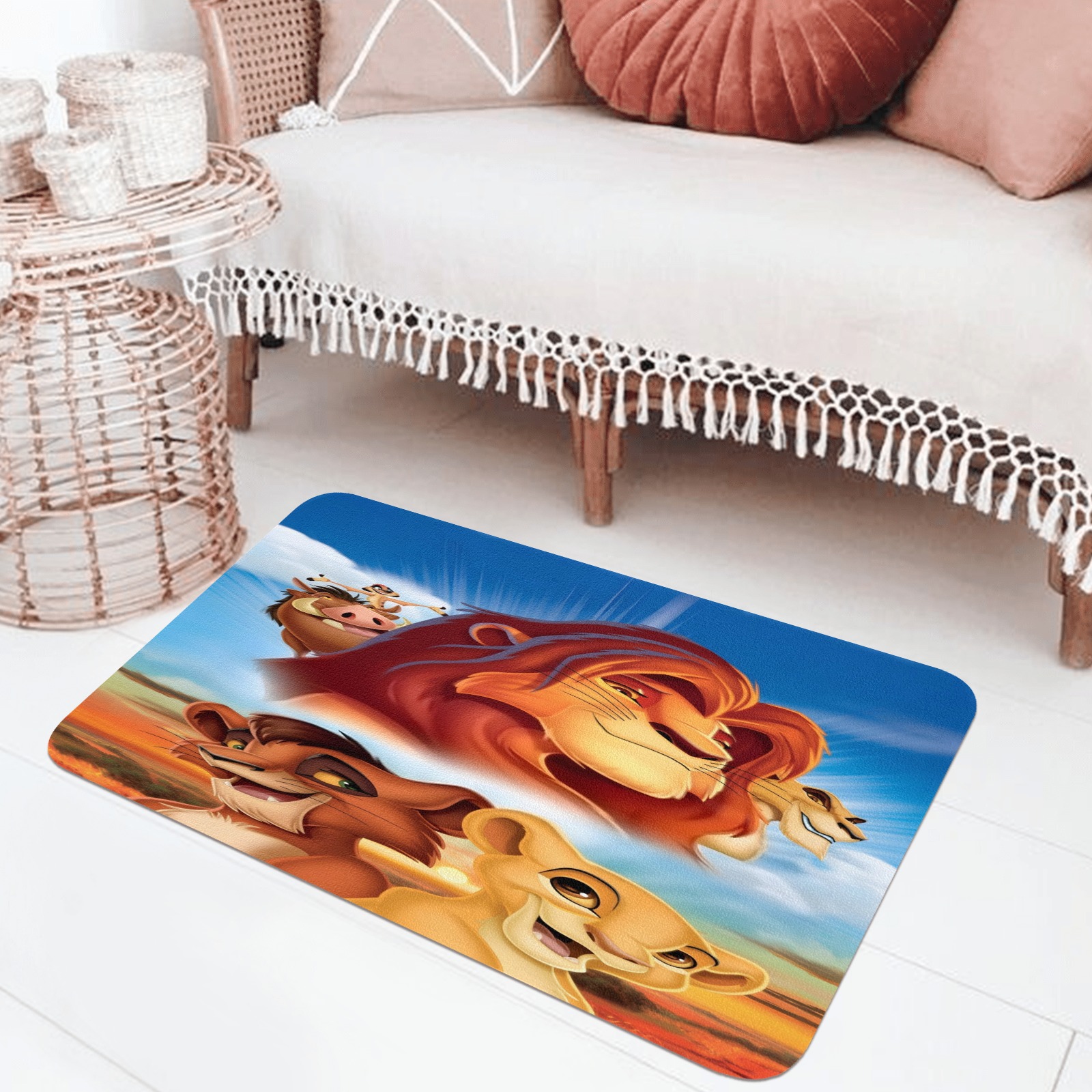 The Lion King mat is the ideal choice for your home, combining comfort ...