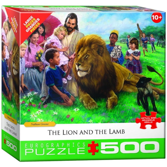 The Lion and the Lamb 500 XL PC by Nathan Greene (Other) - Walmart.com