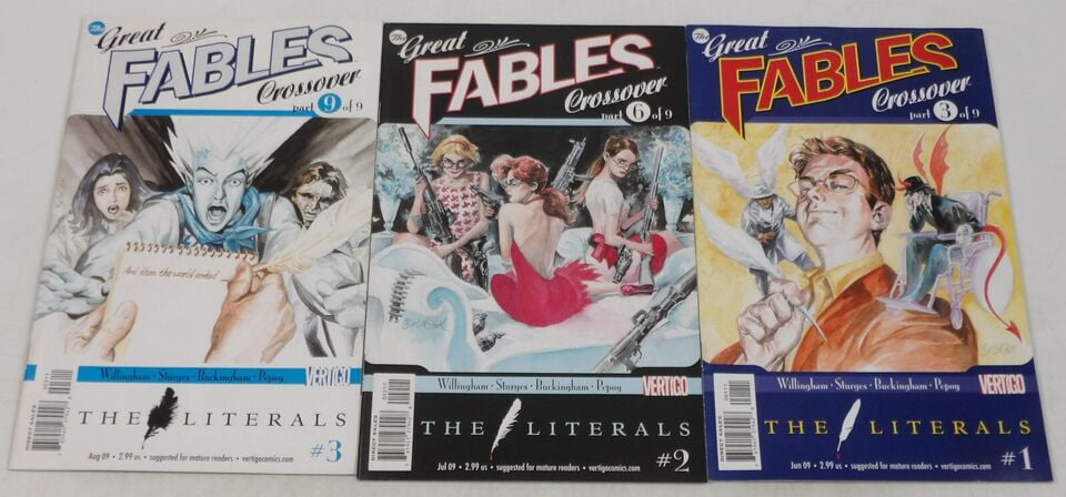 The Literals #1-3 VF/NM complete series Great Fables Crossover ...