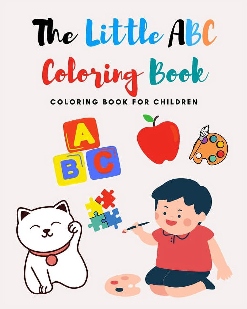The Little ABC Coloring Book, Children's Coloring Books (Paperback ...