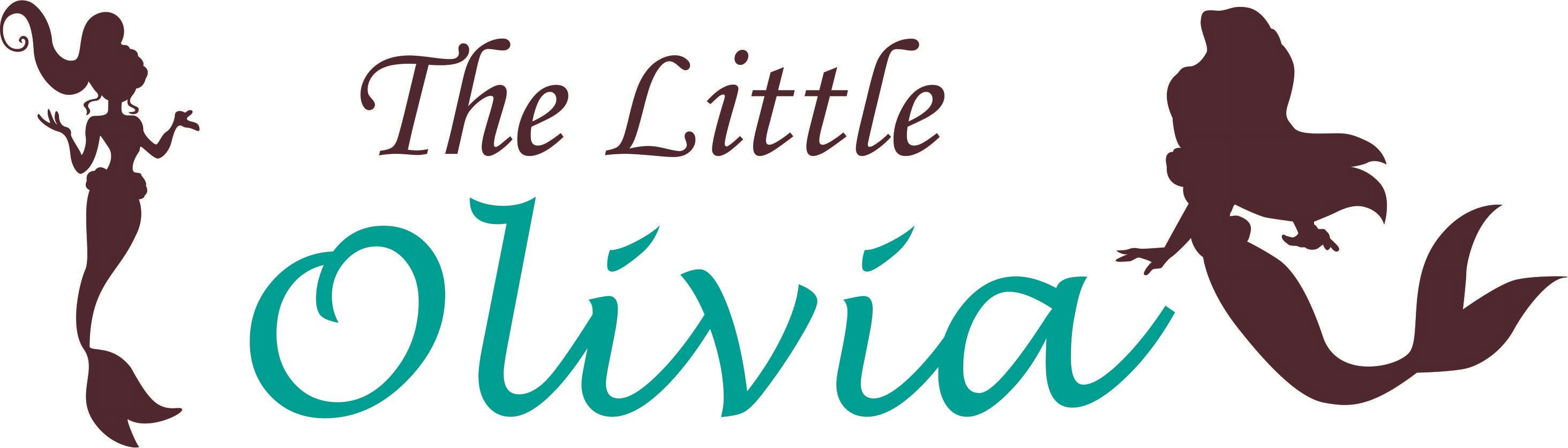 The Little Girl Mermaid Mermaids Customized Wall Decal - Custom Vinyl ...