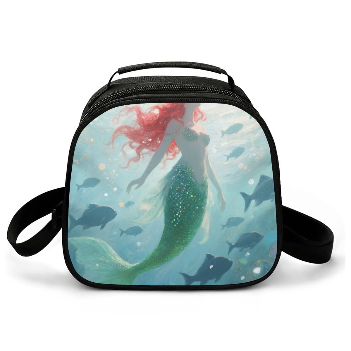 The Little Mer×maid Portable Insulated Meal Bag High-Density Polyester ...