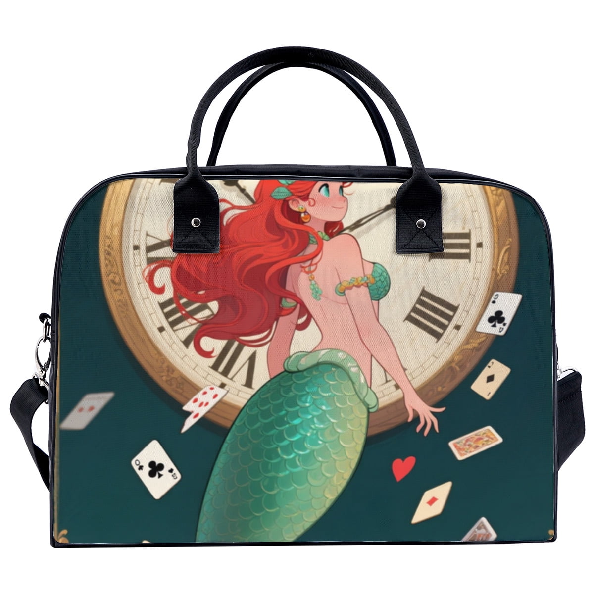 The Little Mer×maid Travel Bags Women Men Hand Luggage Bags Large ...