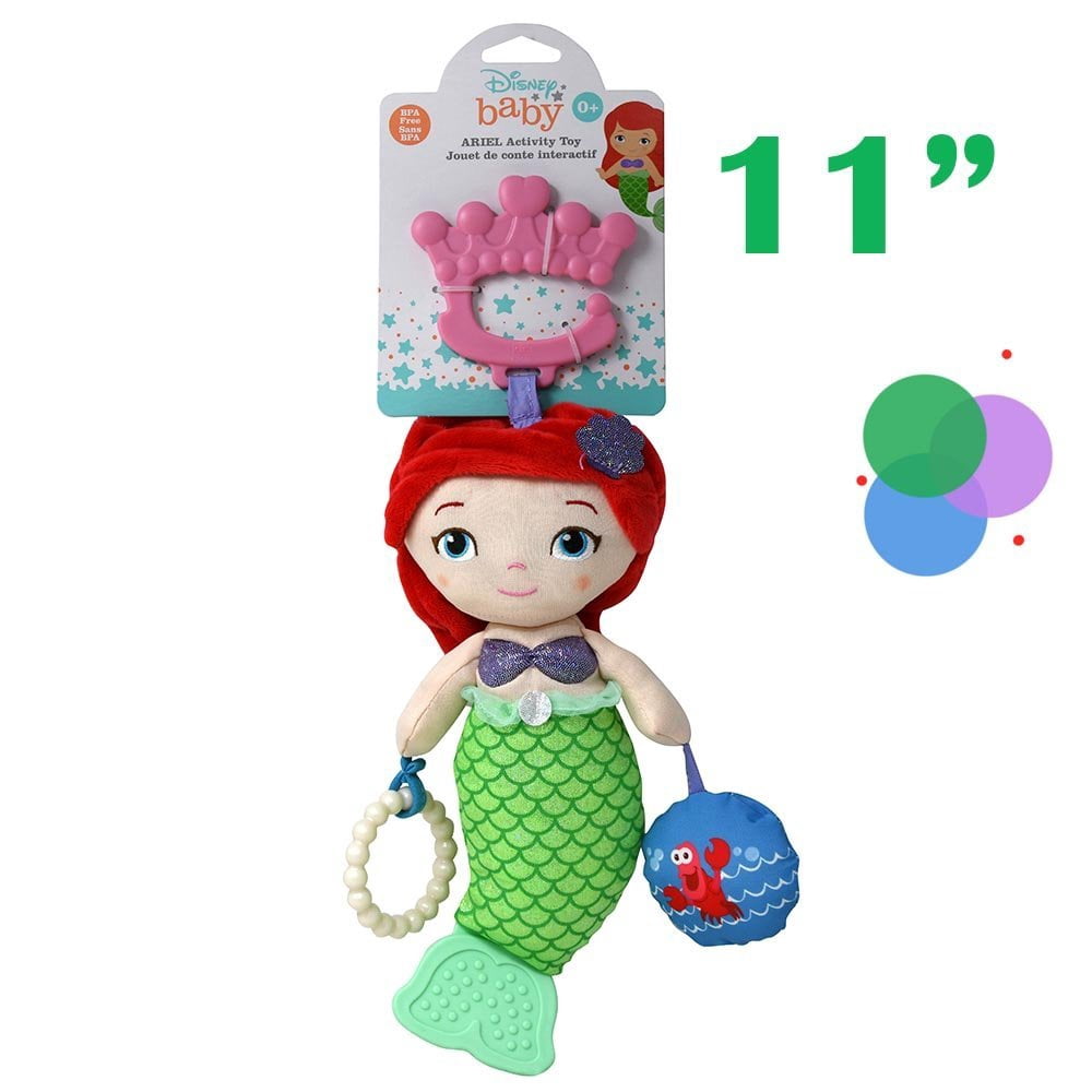 The Little Mermaid 11" Plush Activity Toy - Walmart.com