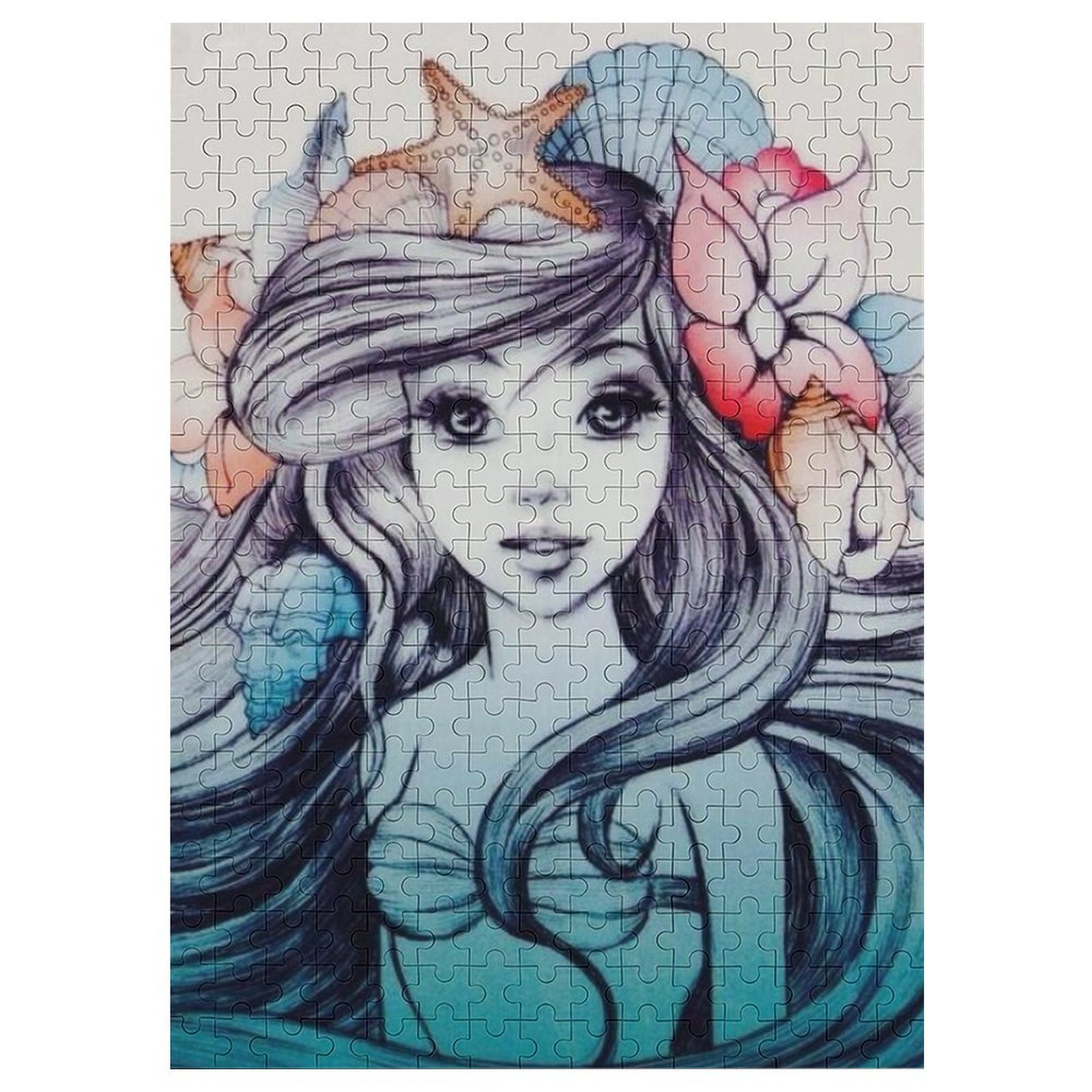 The Little Mermaid 300 PCS Jigsaw Puzzle for Kids Teens - Unique Puzzle ...