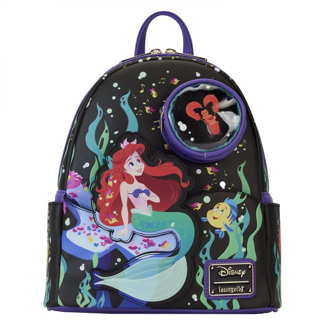 The Little Mermaid 35th Anniversary Mini Backpack - Walmart Business ...