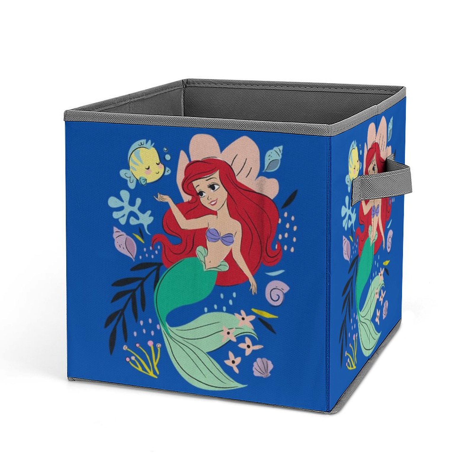 The Little Mermaid Anime Cartoon Cube Storage Bins, 10.6 Cube Storage ...