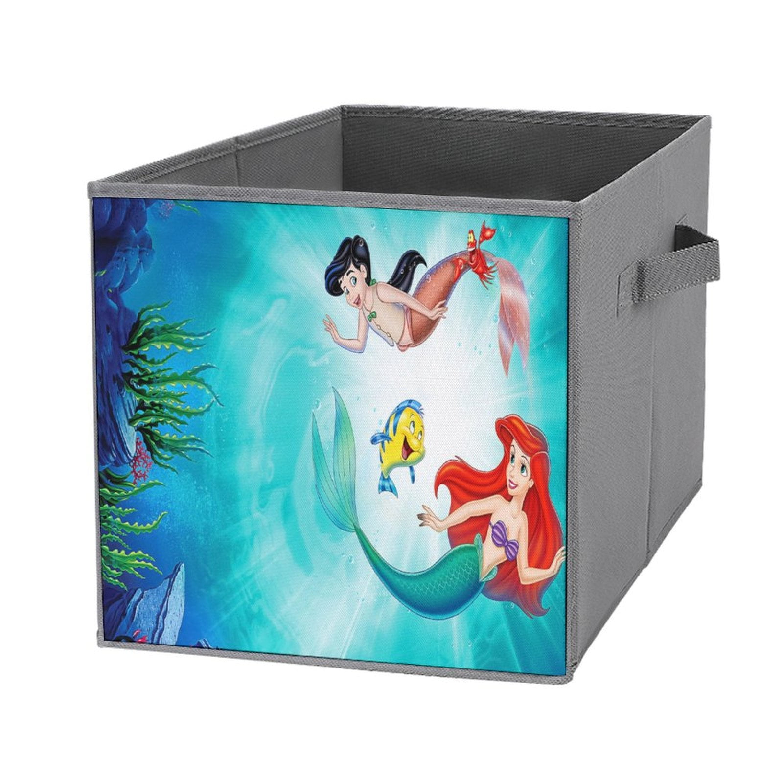 The Little Mermaid Ariel Fabric Storage Cubes - Foldable Storage Bins ...