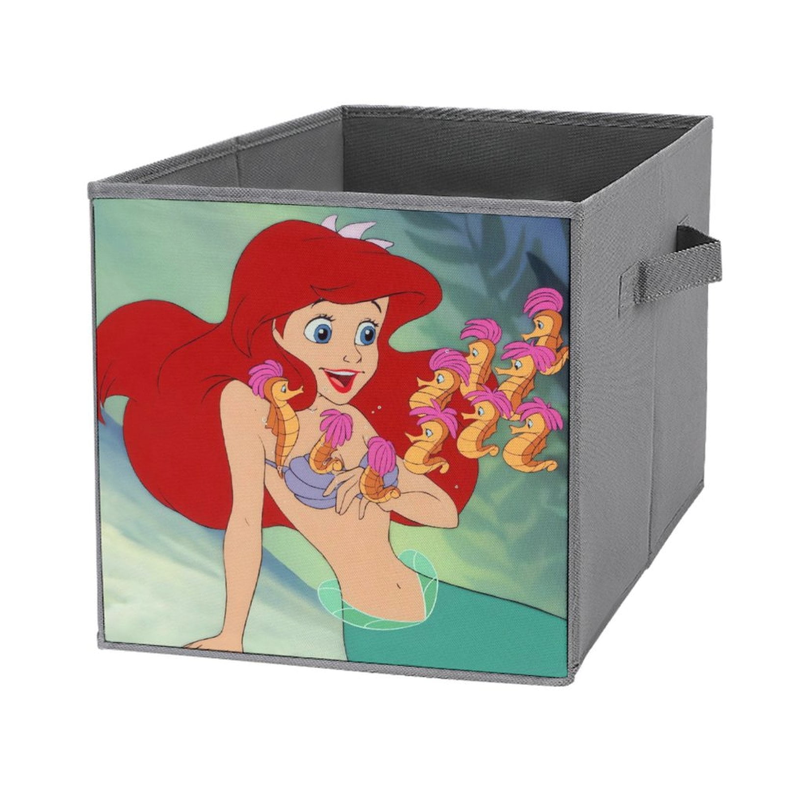 The Little Mermaid Ariel Fabric Storage Cubes - Foldable Storage Bins ...