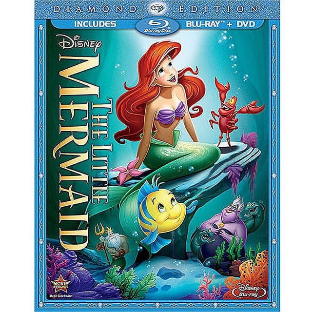 The Little Mermaid (Diamond Edition) (Blu-ray + DVD) - Walmart.com